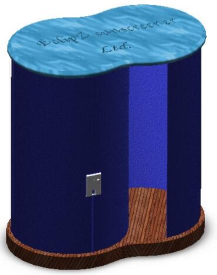 An automated booth for sunscreen protection