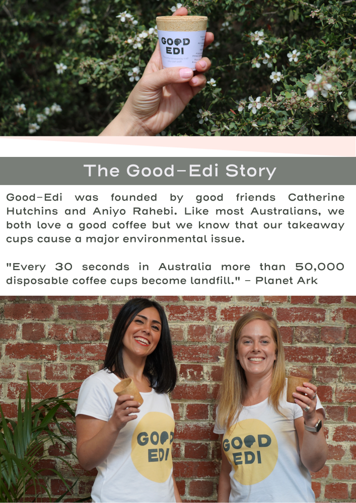 Good-Edi Edible Takeaway Cups