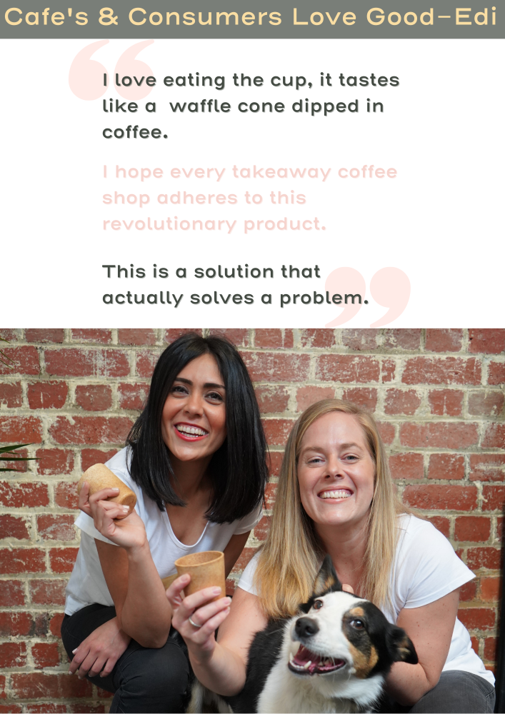 Good-Edi Edible Takeaway Cups